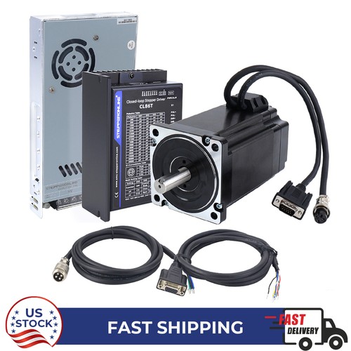 1 Axis Nema 34 Closed Loop Stepper Motor 9Nm 6A& Driver CL86T V4.1 ...