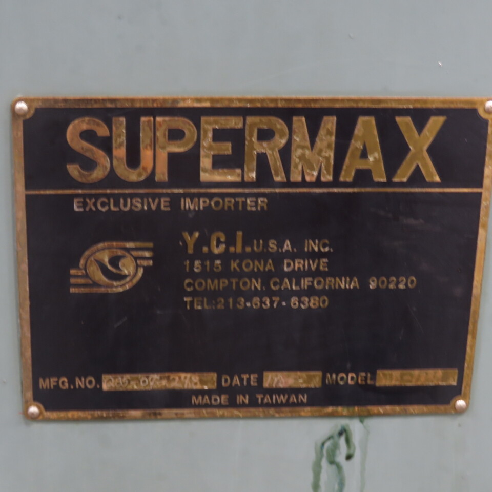 Supermax YCI LE-1338 13" x 38" Lathe Gap Bed 8" Chuck 3Ph 220V 3HP | eBay