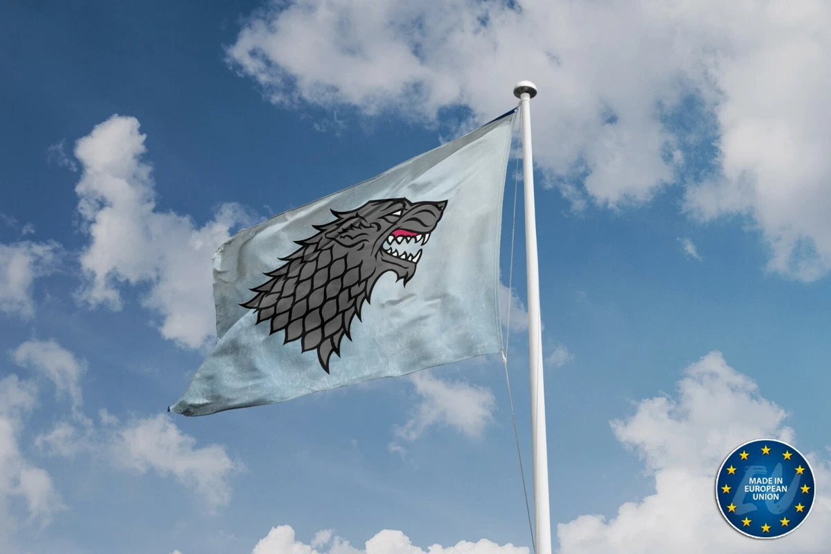 Game Of Thrones House Stark Flag