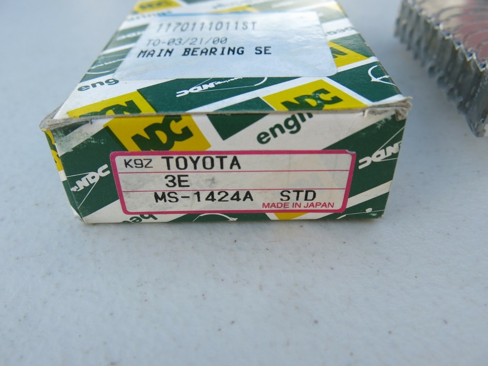 NDC Engine Main Bearing fit Toyota Paseo Tercel (MS1424A STD/5M9411 STD ...