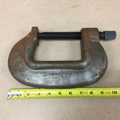 Hargrave 4-40 STRONGBACK C-CLAMP HEAVY DUTY FORGED IRONWORKER TOOLS, 4 ...