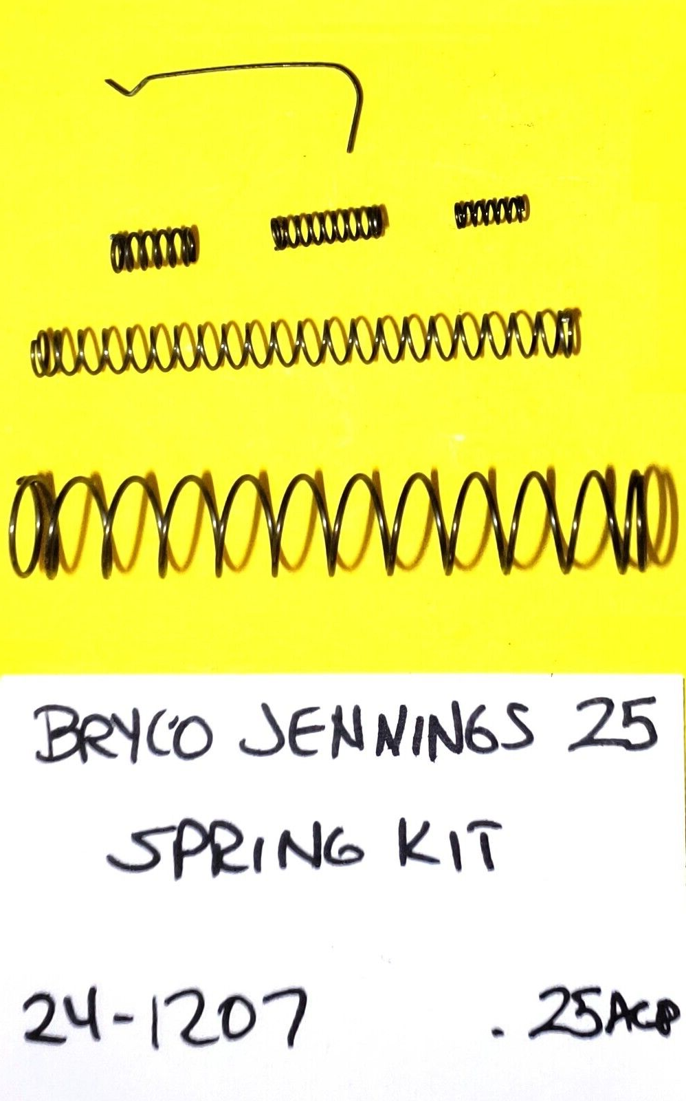 JENNINGS J 25 FACTORY REPAIR REBUILD SPRING SET TUNE UP YOUR PISTOL 24 ...
