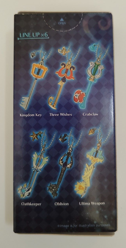 KINGDOM HEARTS KEYBLADE KEYCHAIN COL VOL 01 NEW MYSTERY BLIND BOX NEW U ...