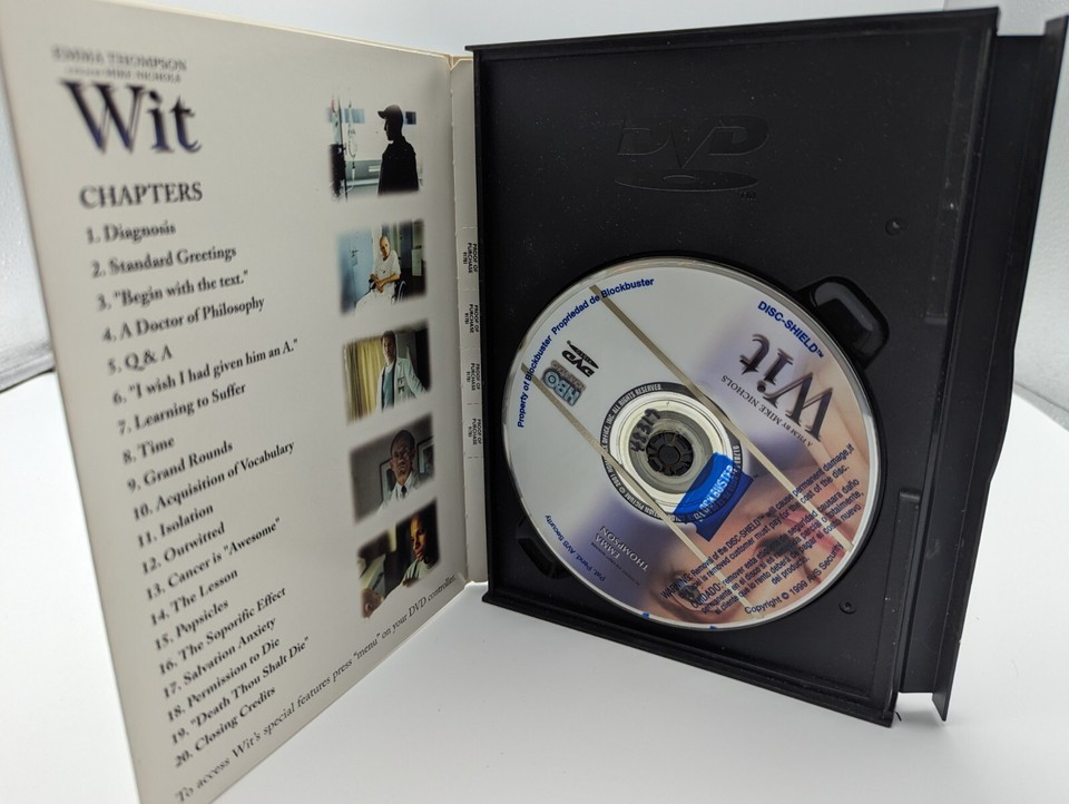 Wit - DVD - PREOWNED VERY GOOD a Film by Mike Nichols, Staring Emma ...