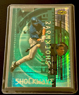 2000 UD Ionix #S14 Alex Rodriguez Shockwave Seattle Mariners NY Yankees ...