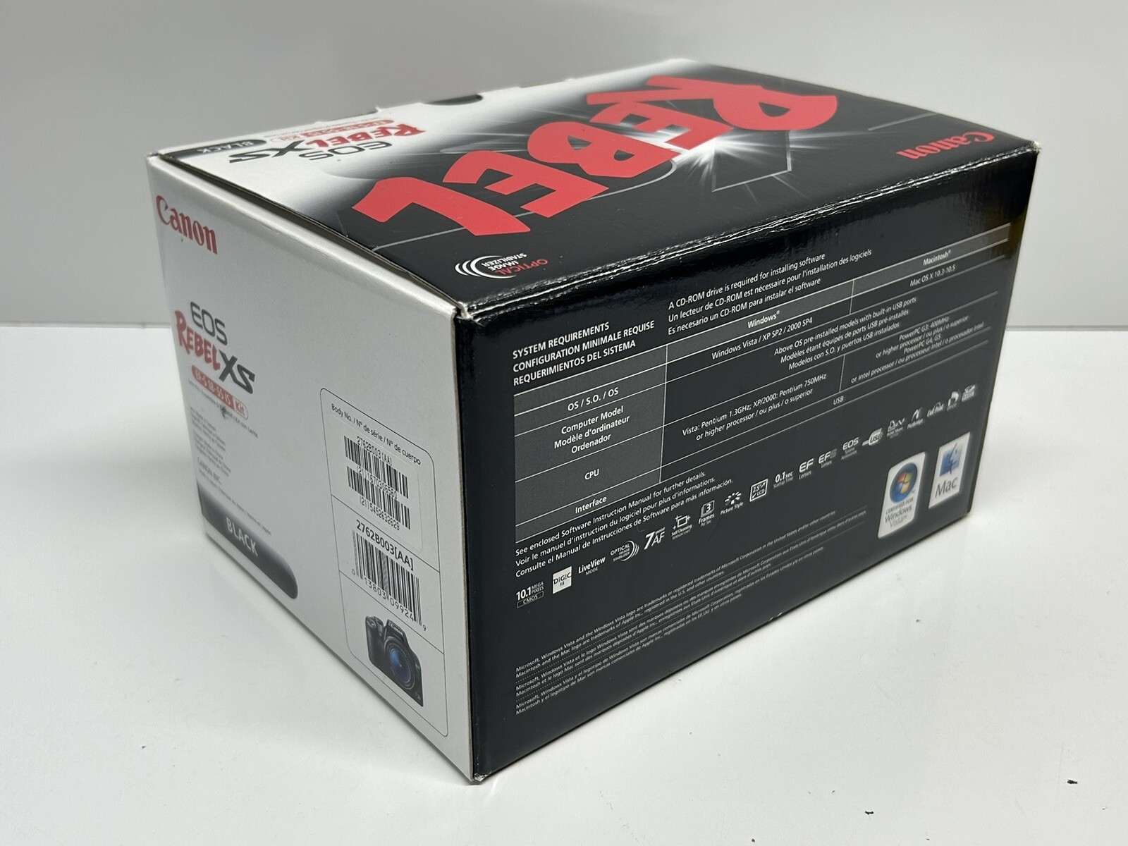 Canon EOS Digital Rebel / EOS 300D 6.3MP Digital SLR Camera - Silver ...