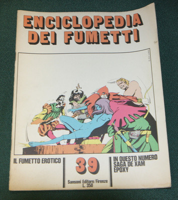 ENCICLOPEDIA DEI FUMETTI #39 ITALIAN COMIC CARTOON MAGAZINE FINE 1970 ...