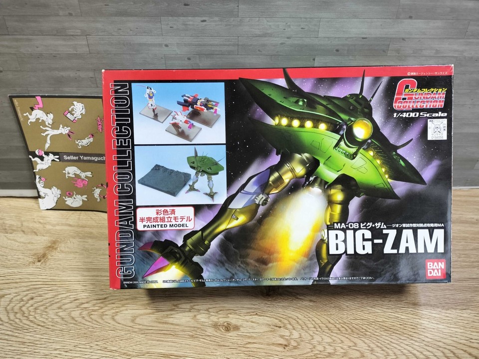 Bandai 1/400 Big Zam Gundam Collection Model No.MA-08 Mobile Suit ...