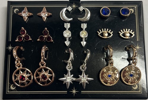 Mystical Motifs 9 Pair Earring Set By Studio 1886 | eBay