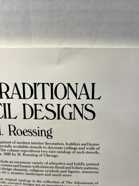 Dover Pictorial Archive Ser.: 2,286 Traditional Stencil Designs by H ...