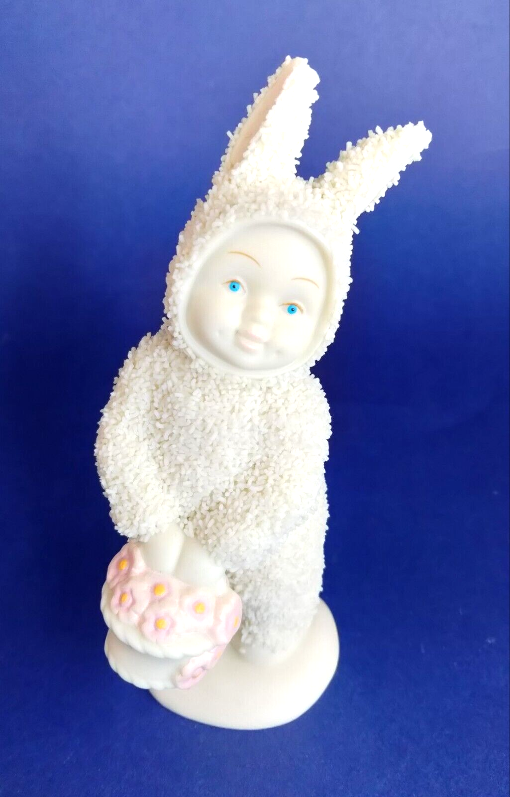 Vintage Department Dept 56 Snowbabies Bunny A Basket of Cheer Retired ...