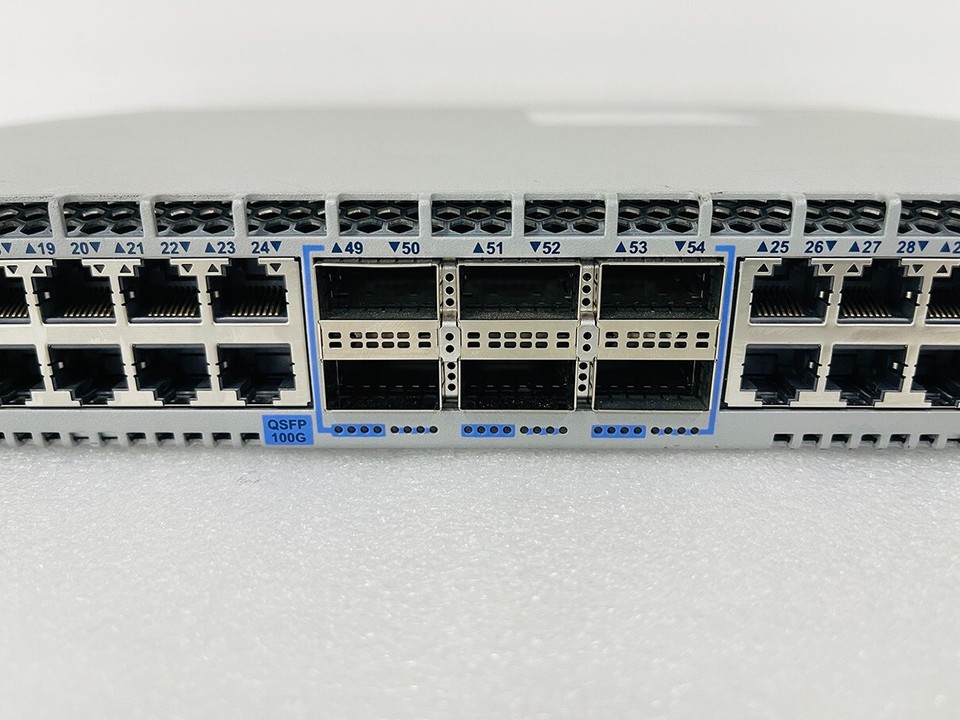 Arista DCS-7280TR-48C6-R 48x 10G RJ45 & 6x 100G QSFP28 Switch F-to-R 2x ...