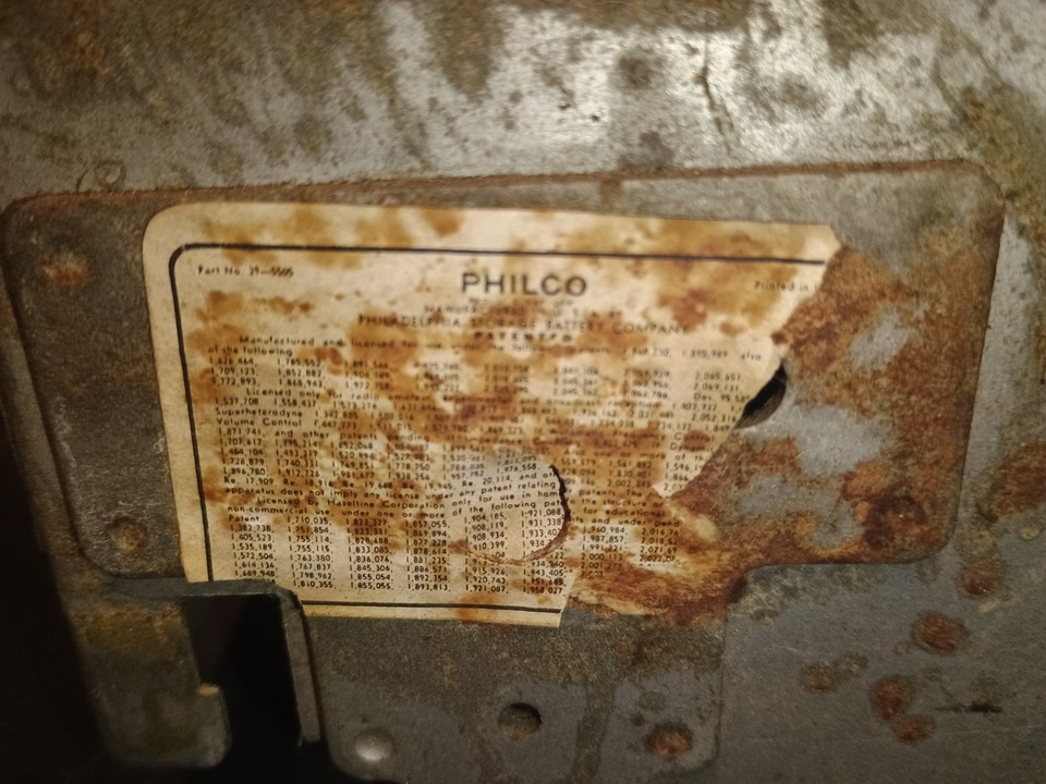 Vintage Philco Radio Chassis | eBay