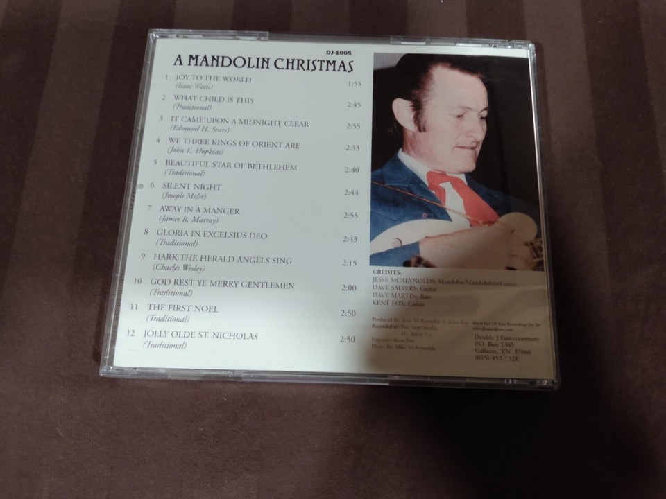 Jesse McReynolds A Mandolin Christmas CD RARE Christian Songs | eBay
