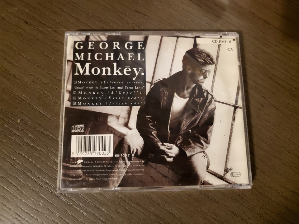 George Michael, MONKEY Rare CD Single 1987. Rare. 4 Remixes | eBay