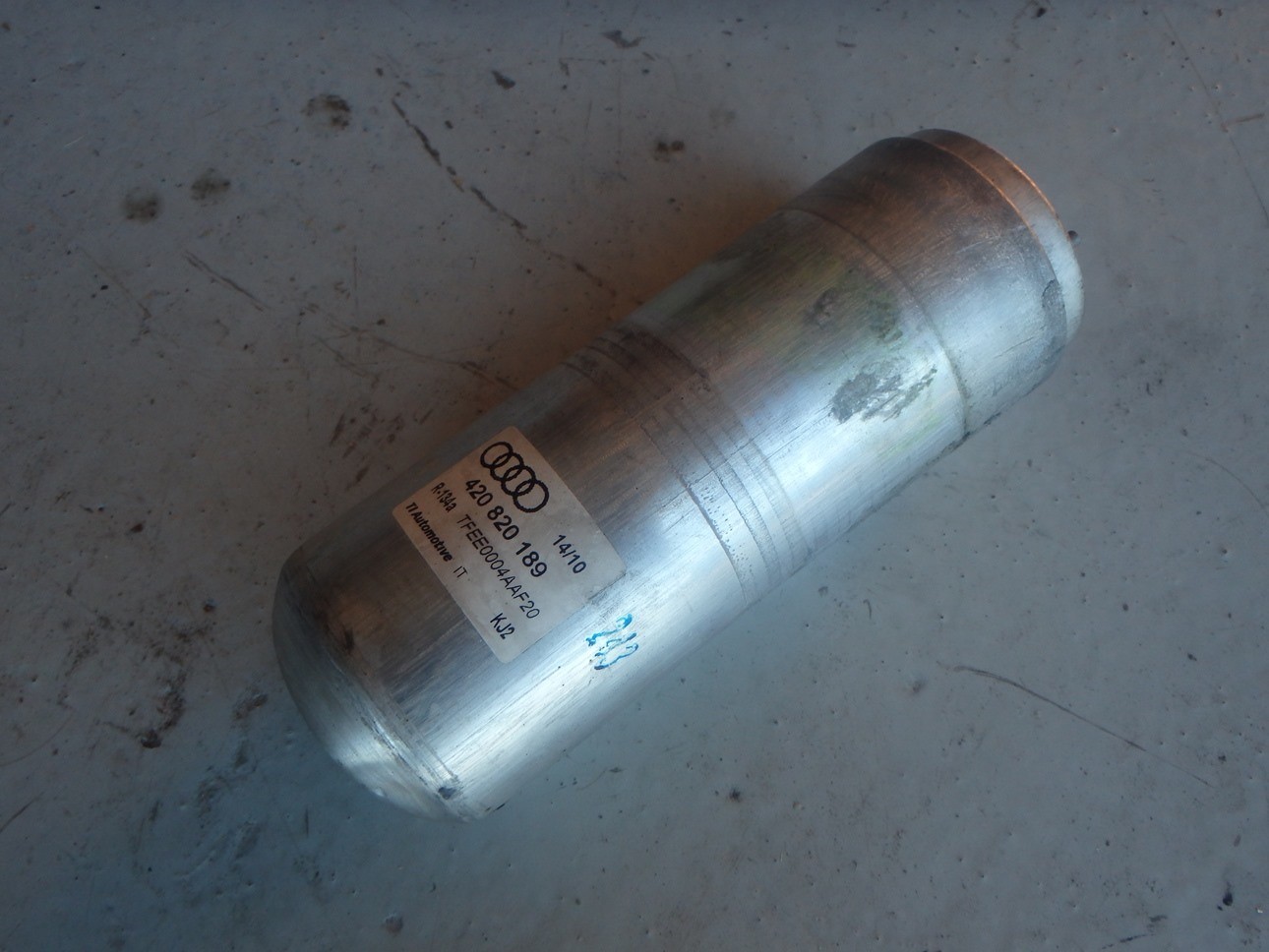 Audi R8 V10 5.2 FSI Quattro 2010 AC Air Con Dehydrator Filter 420820189 ...