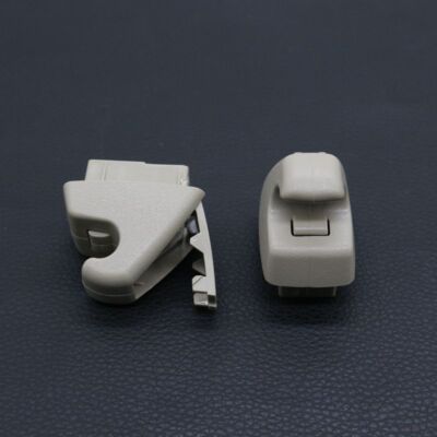 2Pcs Beige Sun Visor Support Retainer Clip 15882854 For GM Chevy 07-13 ...