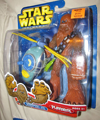 Star Wars Playskool Jedi Force CHEWBACCA w/Wookie Scout Flyer MIP 2004 ...