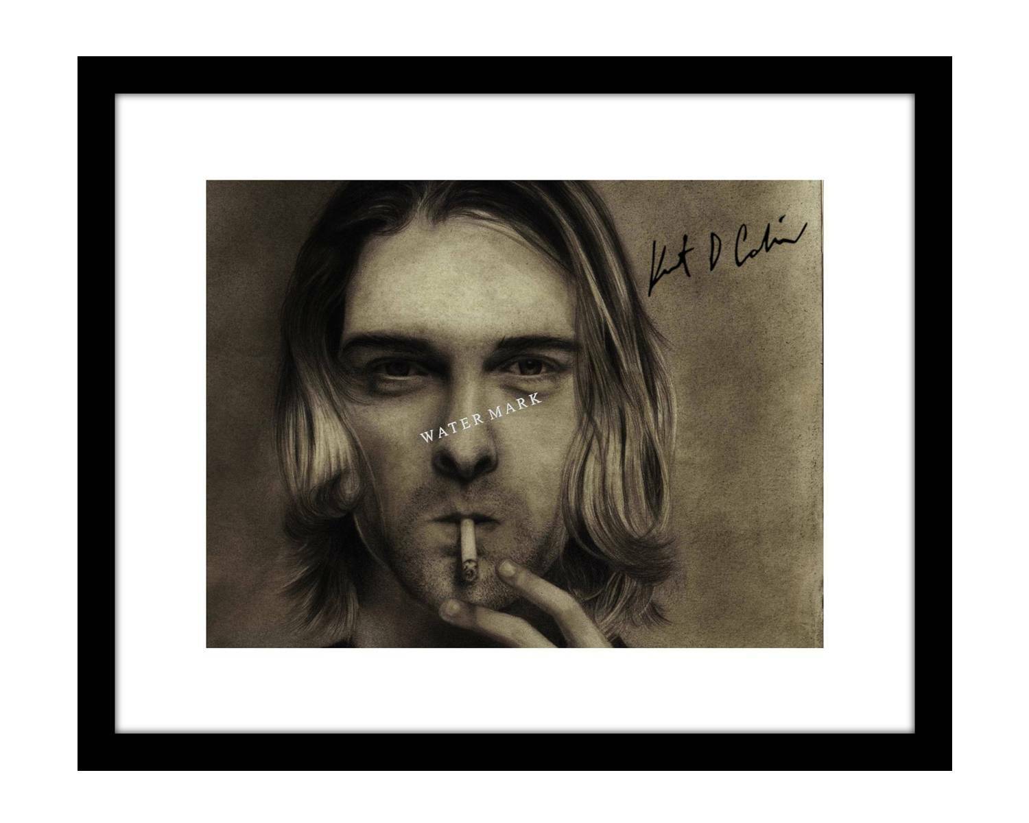 Kurt Cobain 8x10 signed photo print Nirvana grunge alternative rock ...