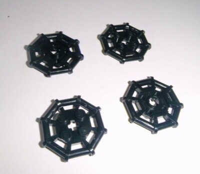 Lego (30033) 4 octagonale Gitterplatten 2x2, in schwarz aus 7065 7962 ...