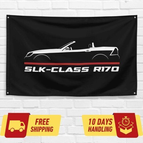 For Mercedes SLK-Class R170 1996-2004 Enthusiast 5x7 ft Flag Banner ...