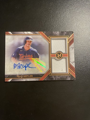 2022 Tools Museum Collection Max Kepler Bronze Dual Relic Autograph /50 ...