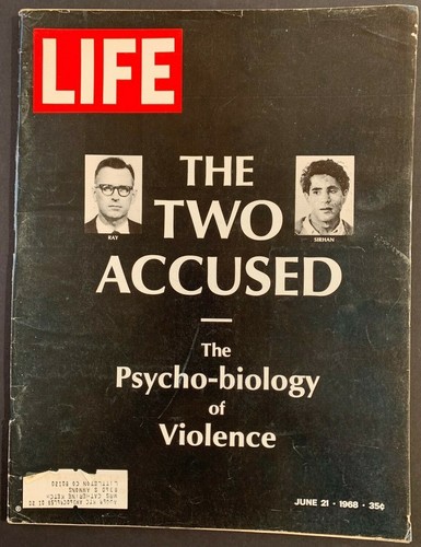 LIFE MAGAZINE Jun 21 1968 * RFK & Ray and Sirhan Psycho-Biology of ...