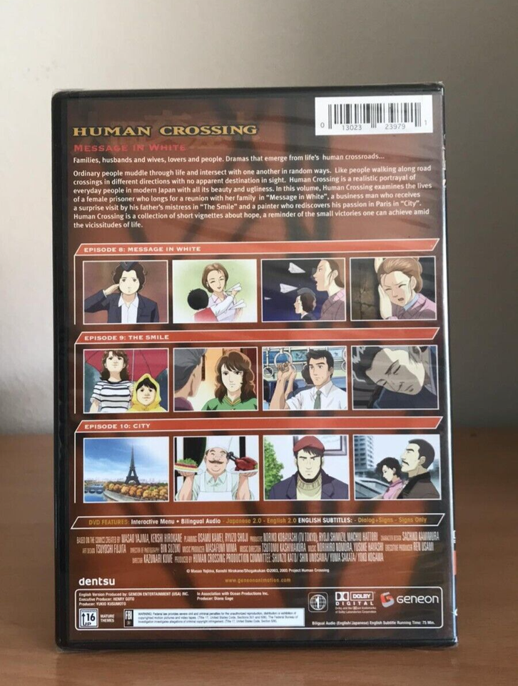 Human Crossing - Vol 3: Message in White (DVD, 2005) * NEW SEALED ...