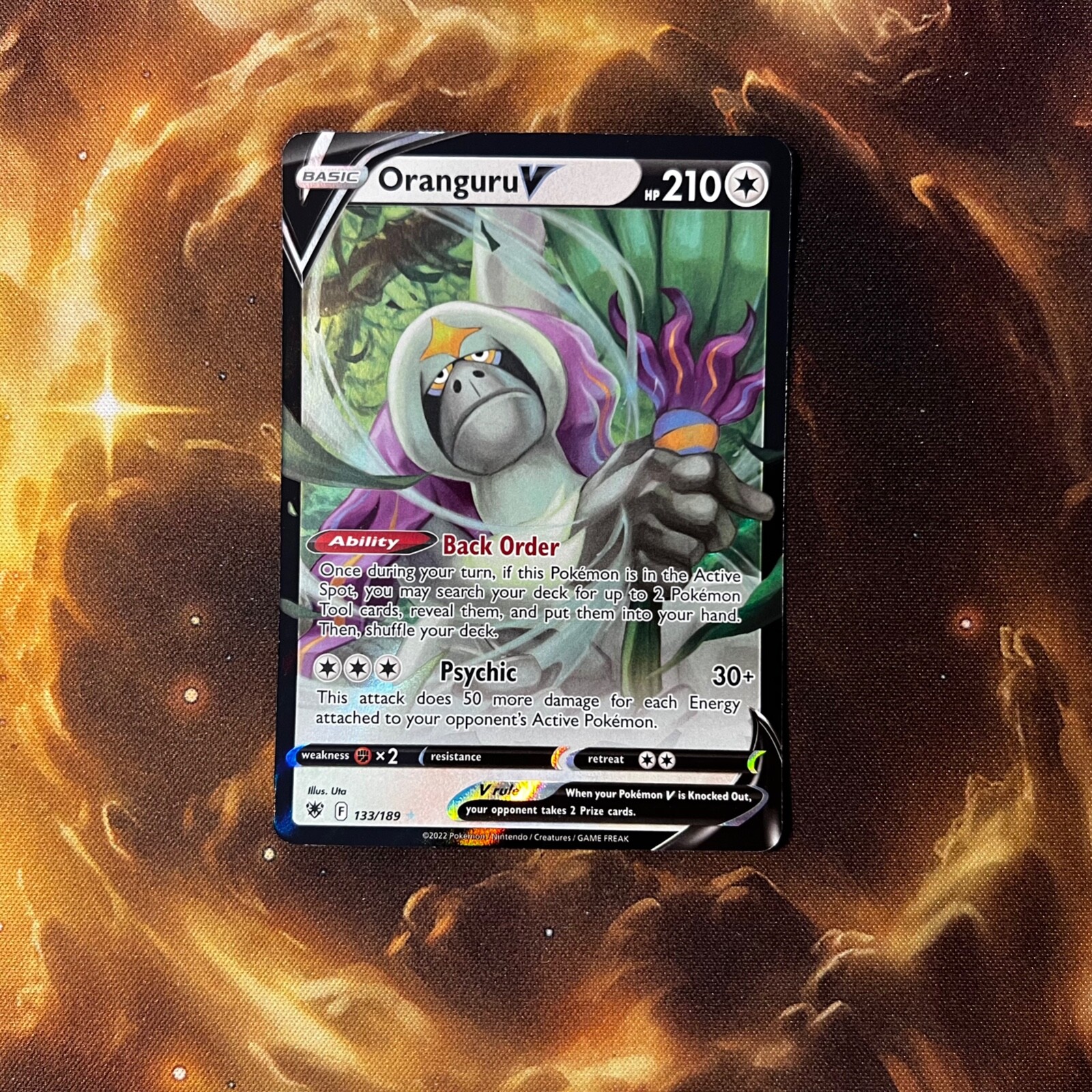 Oranguru V - Astral Radiance 133/189 Pokemon TCG Card EB324 | eBay