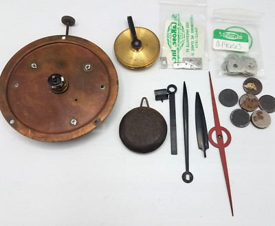 Vintage Antique Clock Parts Lot Clock, Gears, Hands, Weight, LaRose ...