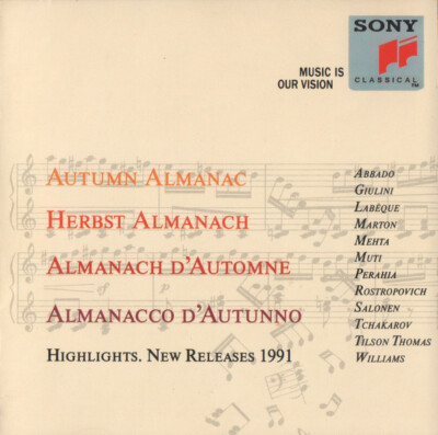 Autumn Almanac. Highlights. New Releases 1991 | eBay