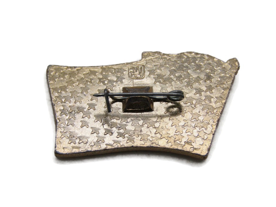 Soviet Russian Lenin Portrait Pin Red Vintage & Gold Tone | eBay