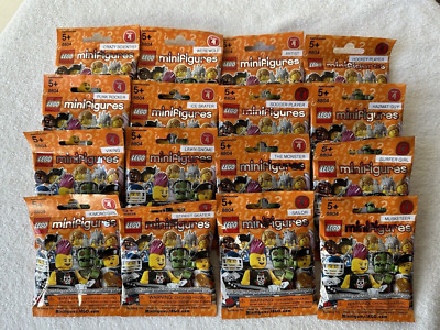 LEGO 8804 SERIES 4 MINIFIGURES - COMPLETE SET OF 16 SEALED PACKETS ...