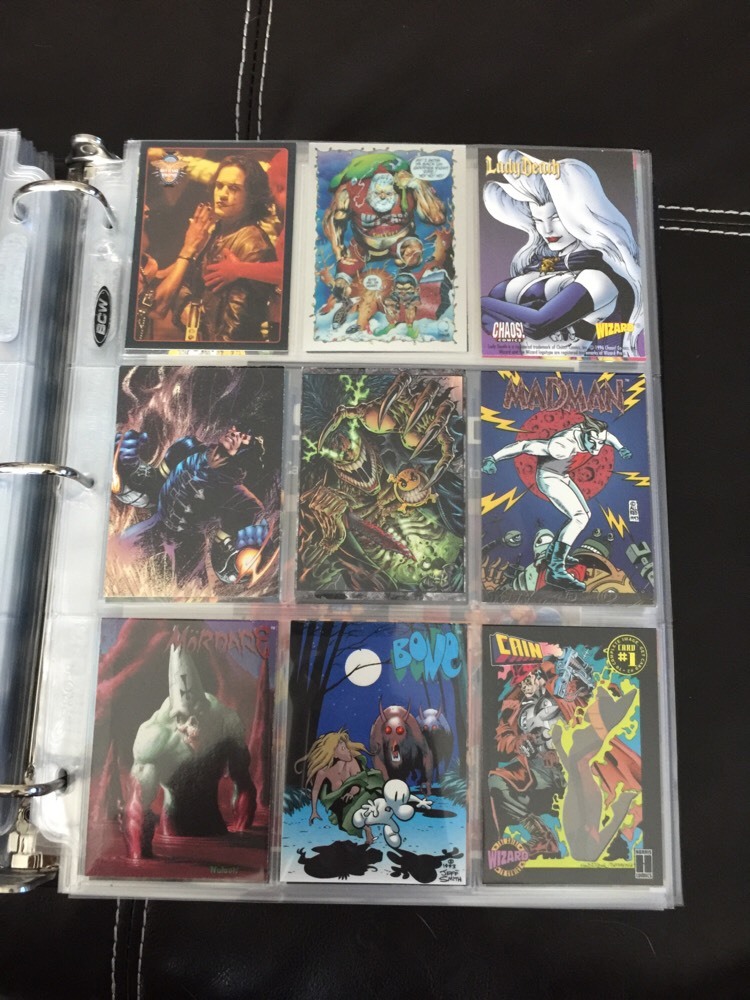 Wizard Promo Trading Card Lot Of 9 & Silver 25th Ann POG LADY DEATH ...