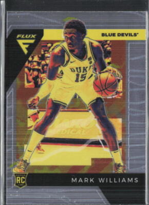 2022 Panini Chronicles Draft Picks #17 Mark Williams Flux Rookie Duke ...