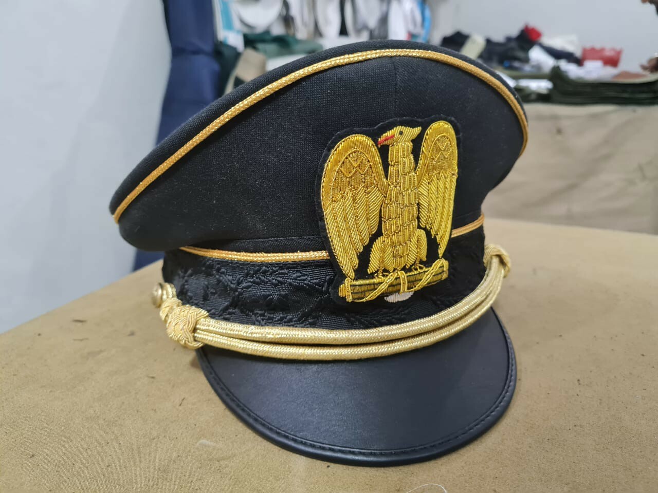 WWII Italian Fascist militaria visor hat | eBay