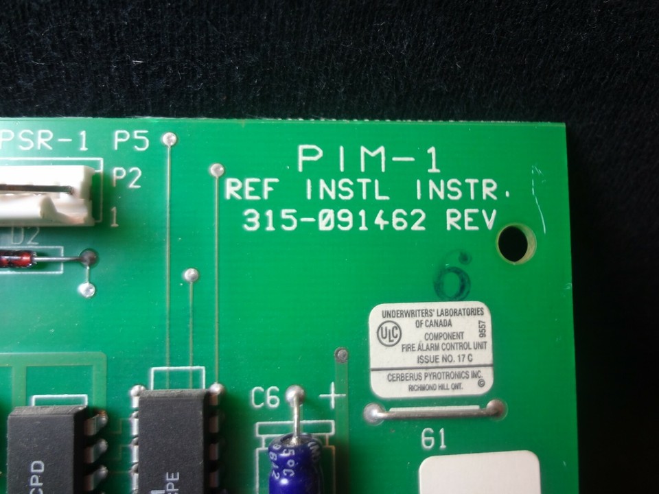 Siemens PIM-1 Fire Alarm Interface Module Card FREE SHIPPING !!! | eBay