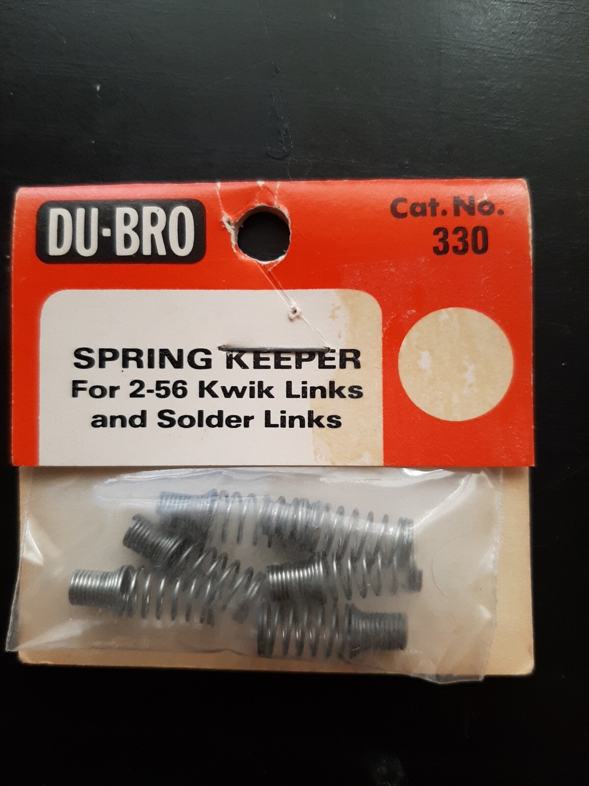 Du-bro #330 Spring Keeper For 2-56 Kwik Links & Solder Links | eBay