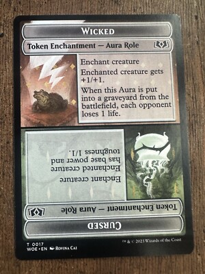 x1 Wicked Cursed WOE TOKEN MTG 17 /22 TOKEN M/NM 1x | eBay