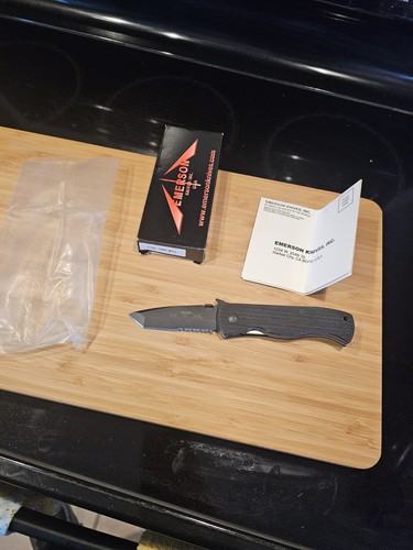 Emerson Knives 2011 CQC 7BW BTS Tanto With Solid Backspacer | eBay