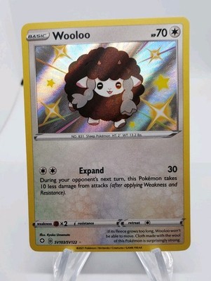 Wooloo Shiny Holo Rare Shining Fates: Shiny Vault SV103/SV122 NM | eBay