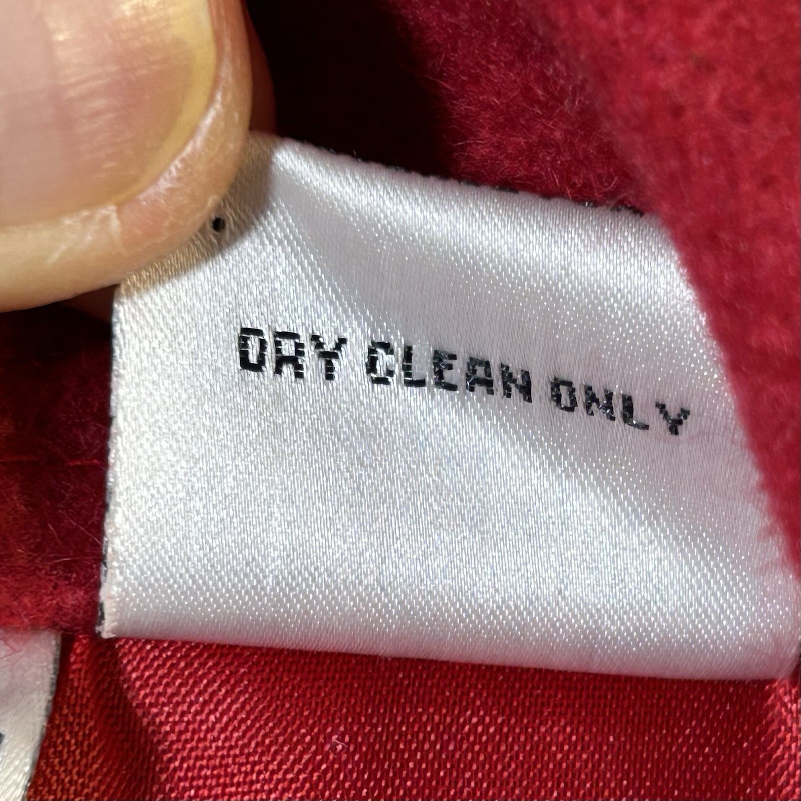 Vtg Take Two Christmas Blazer Jacket Womens L Red Wool Blend ...