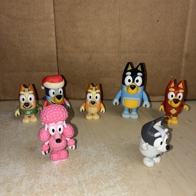 Lot of 7 Bluey & Friends Action Figures - Moose Muffin Rusty Coco | eBay