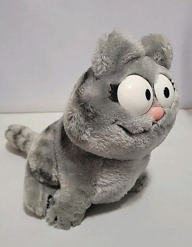 Nermal Plush Cat Vintage Garfield Dakin 1978, 1983 7” Stuffed Animal ...