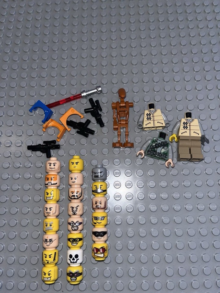 Lego Rare Heads And Some Star Wars Parts | eBay