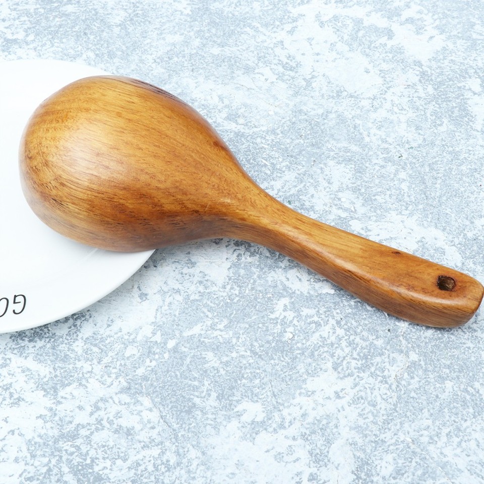 Wood Utensils Servingware for Food Wooden Scoop Spoon Water Ladle | eBay