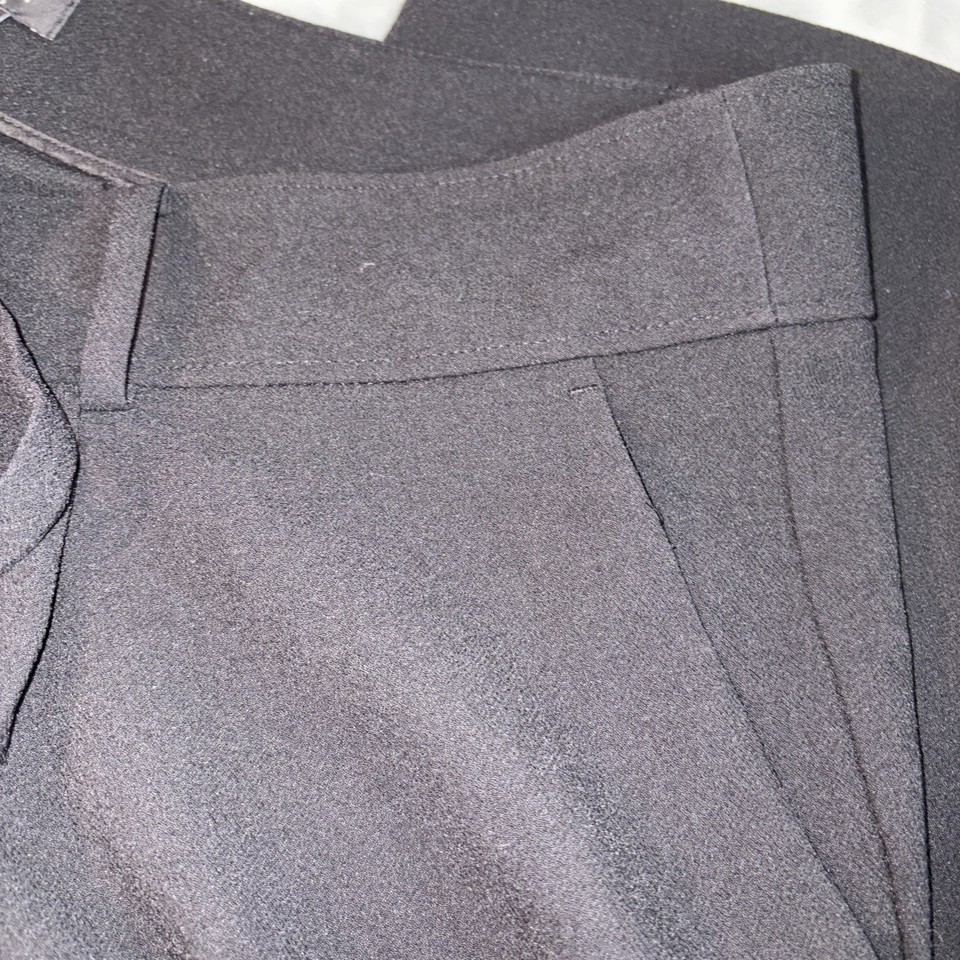 Loft Plus Size 18 Women’s Pants Black Pockets Tie At Waist Sleek ...