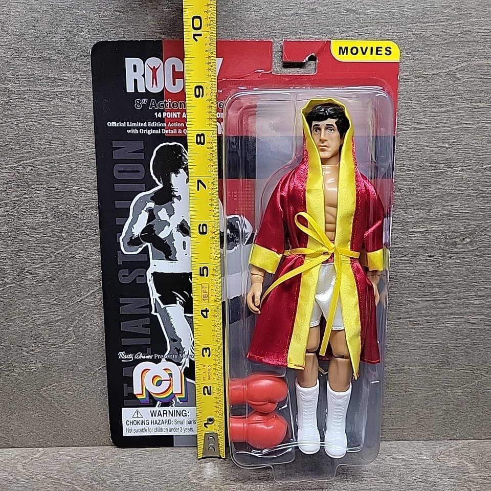 MEGO Rocky Balboa Action Figure 8" Tall Boxing Boxer Movie 2019 ...