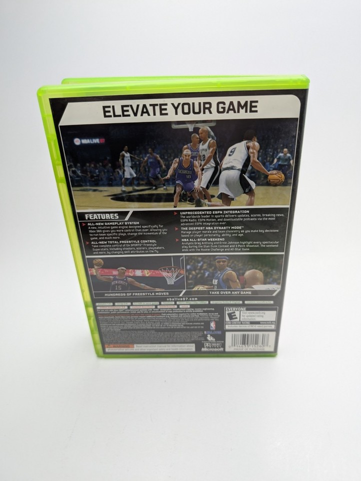 Xbox 360 Basketball Game Lot NBA Live 07 & College Hoops NCAA 2K7 | eBay