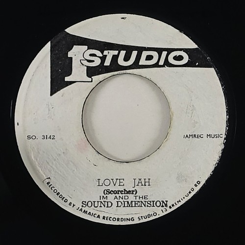 Im & Sound Dimension/Dennis Brown "Love Jah" Reggae 45 Studio One HEAR ...